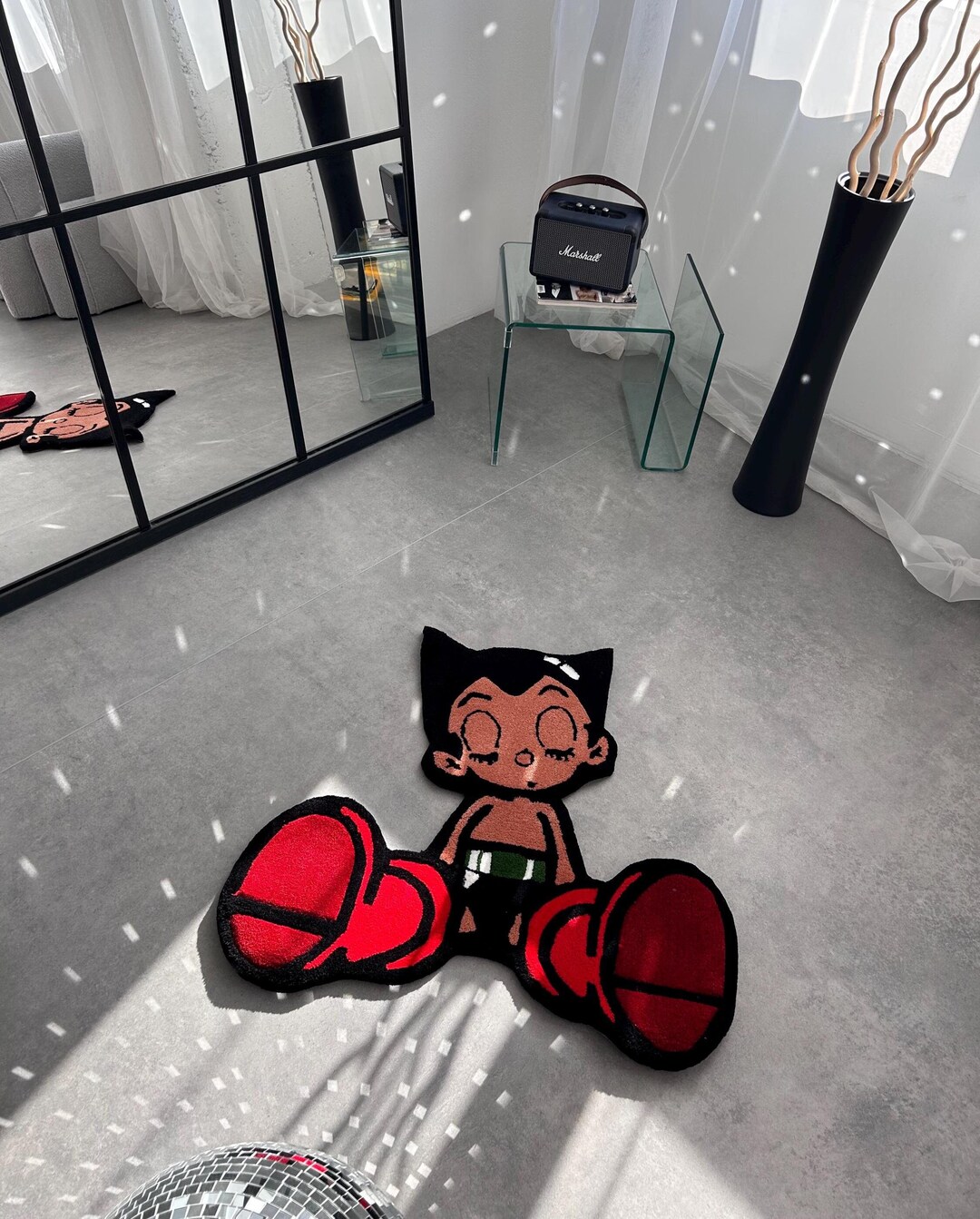 Astro Rug, Anime Boy, Anime Character Rug, Handmade, Custom Rug, Home ...