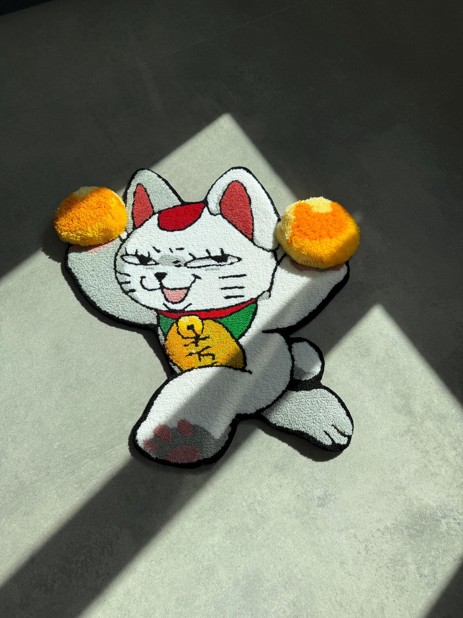 3D Turbo Cat Rug: Handmade Anime Home Decor - Etsy