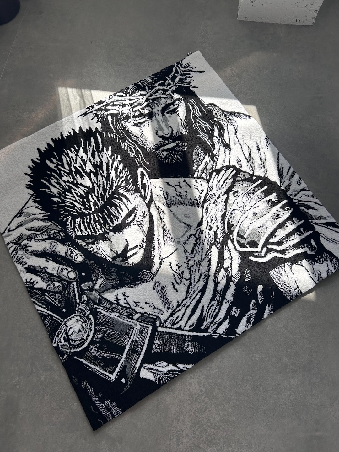 Scandinavian Theme, Berserk Warrior, Guts Rug, Sword Rug, Popular Anime ...