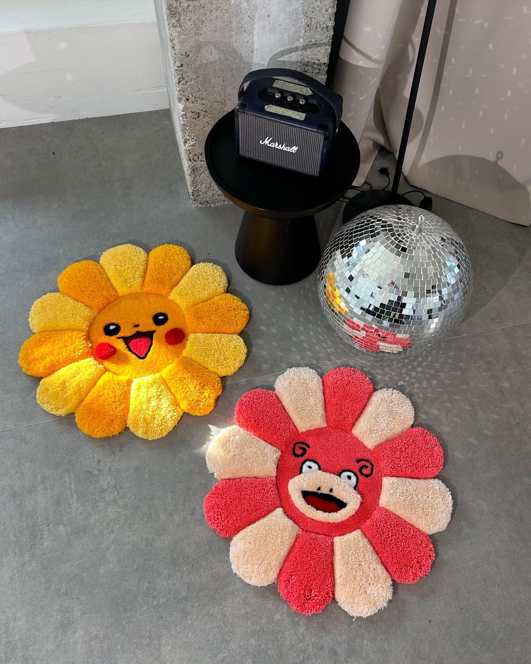 Fluffy Flower Rug Handmade Custom 3D - Etsy