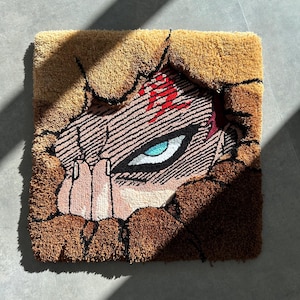 Ninja Anime Rug, Popular Anime Character Rug, Handmade Custom 3D, Home ...
