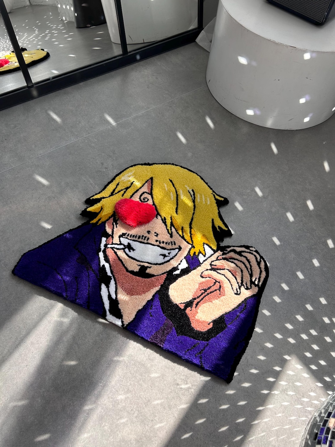 Pirate Character Rug, Anime Character Rug, Handmade, Custom 3D Rug ...