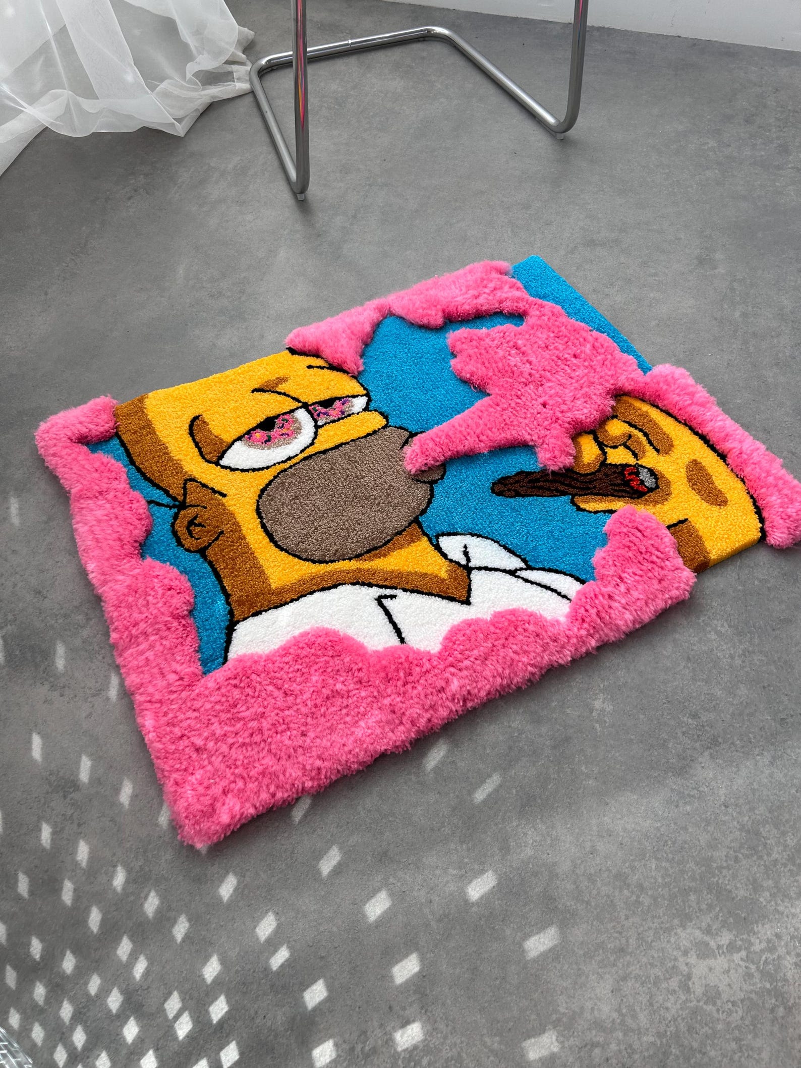 Cartoon Character Rug, Handmade Custom 3D Fluffy Carpet - Etsy