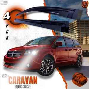 2008-2018 Dodge Caravan Out-channel Auto-visor Side Window Rain ...