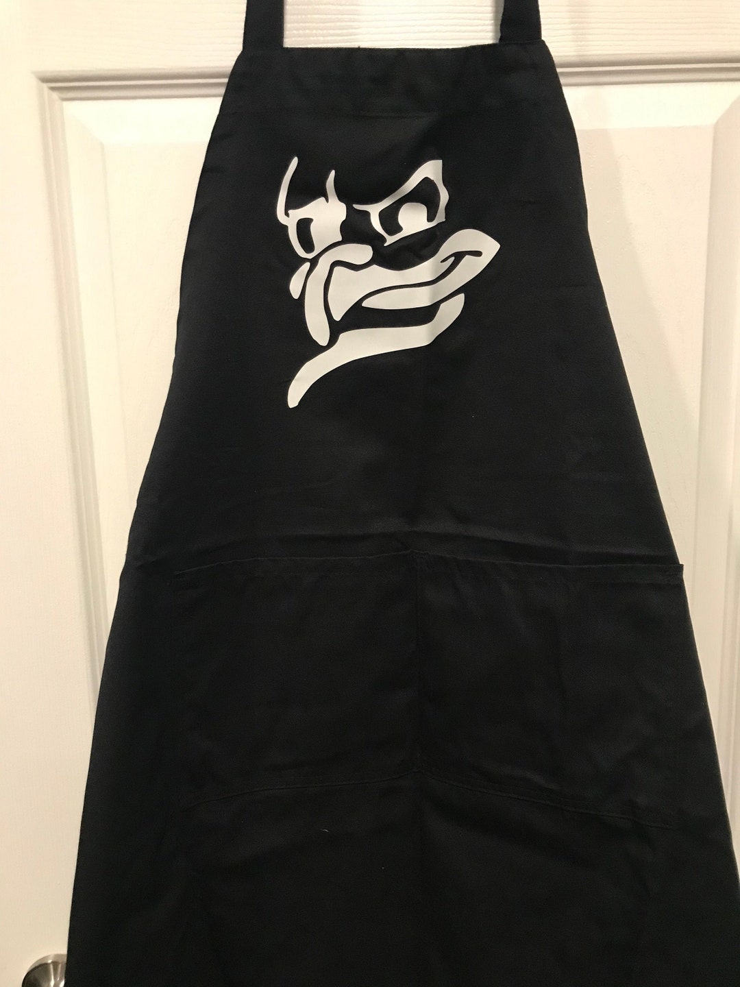 Virginia Tech Hokie Bird Black Apron With Pockets - Etsy
