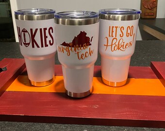 Maroon Yeti Tumbler - Etsy