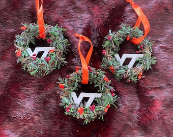 Virginia Tech Wreath - Etsy