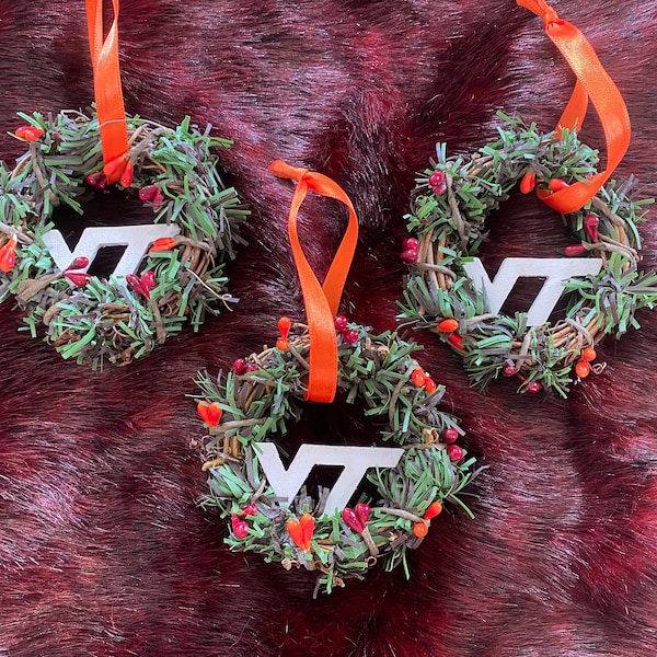 Virginia Tech Wreath - Etsy