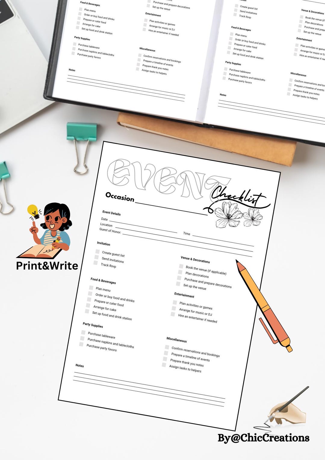 Ultimate Event Checklist,plan Event Like a Pro,event Checklist,party ...