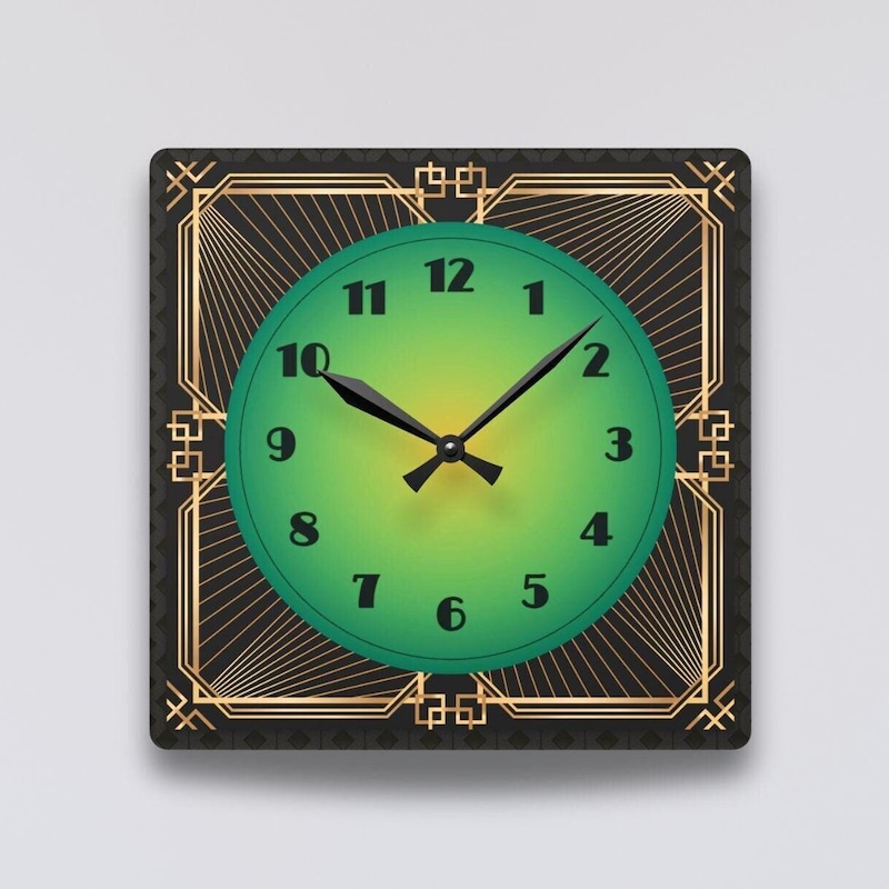 Retro Wall Clock - Etsy