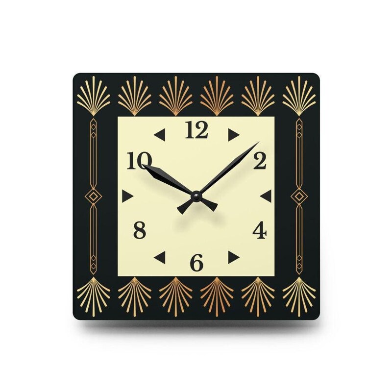 Acrylic Clock - Etsy