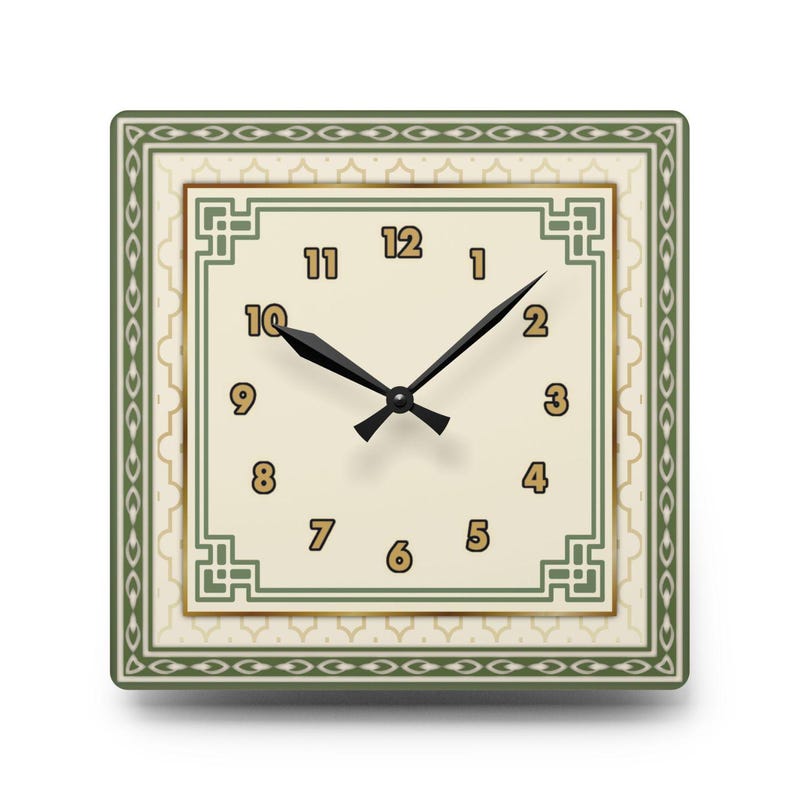 Ceramic Clocks Art Deco - Etsy UK