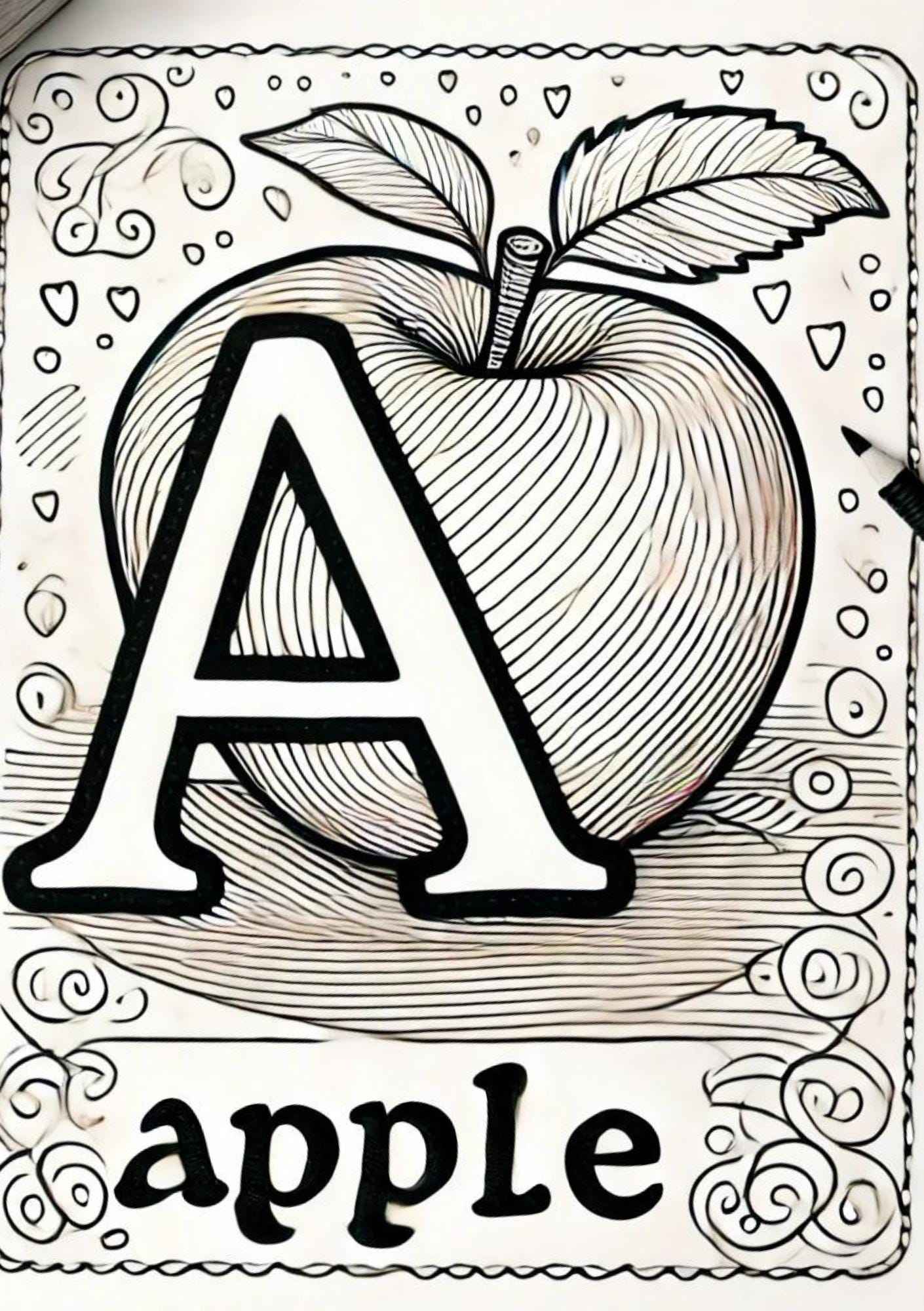 ABC Coloring Pages, Kids Artwork, Preschool Printable, Kids Worksheets ...