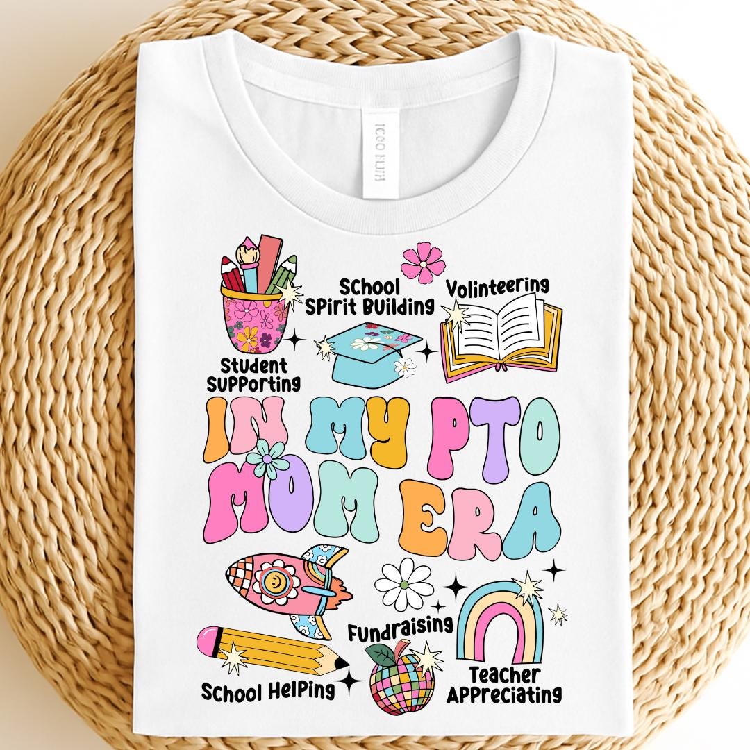 PTA Mom Era Design: Back to School PNG SVG (digital Download) - Etsy