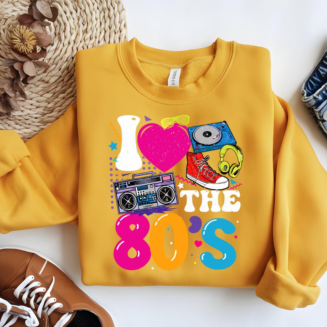 I Love the 80s Svg Png, Eighties Svg, 80s Birthday Retro Svg, 80s Retro ...