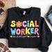 Social Worker Words Bundle Png Svg, Gift for Social Worker Png, Social ...