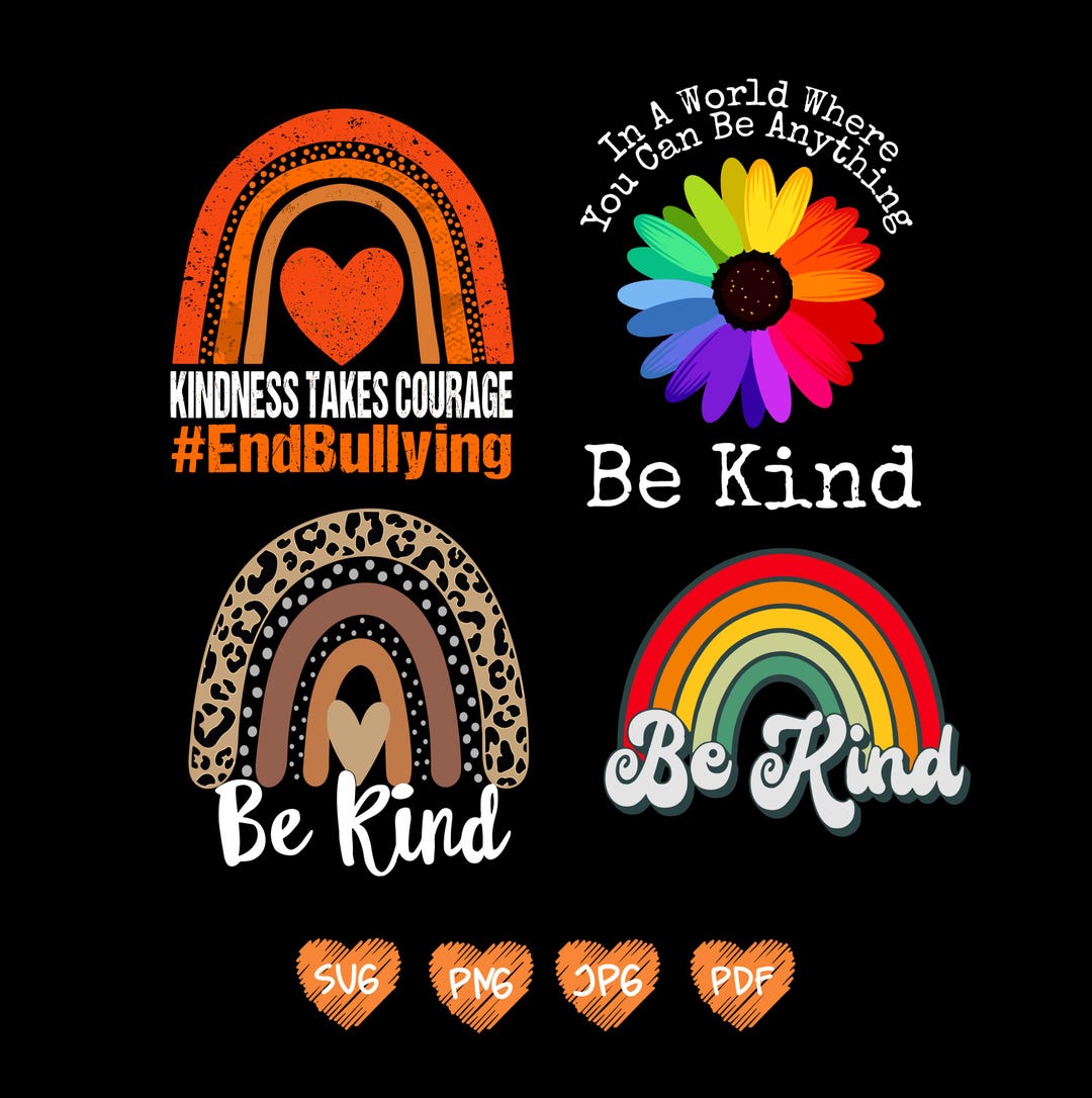 Unity Day, Anti Bullying Love Dude Be Kind Language, Choose Kindness ...