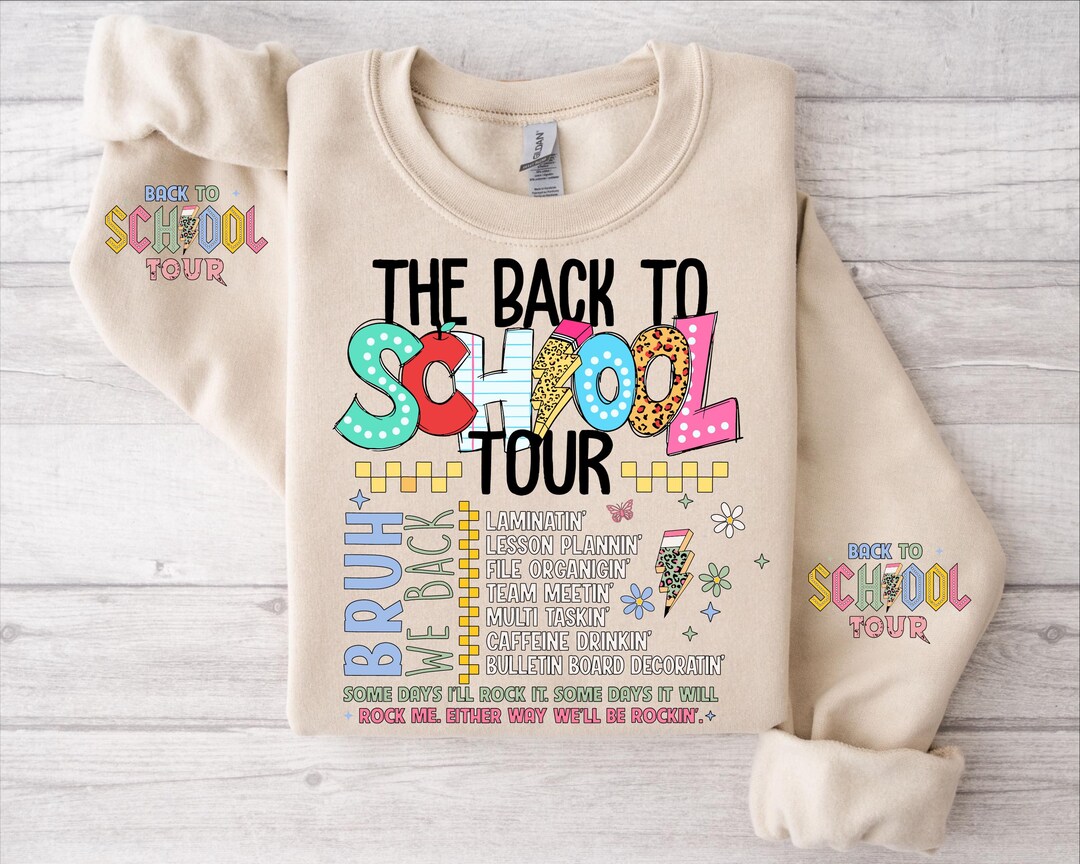 The Back to School Tour Png,bruh We Back Png,back to School Png,back to ...