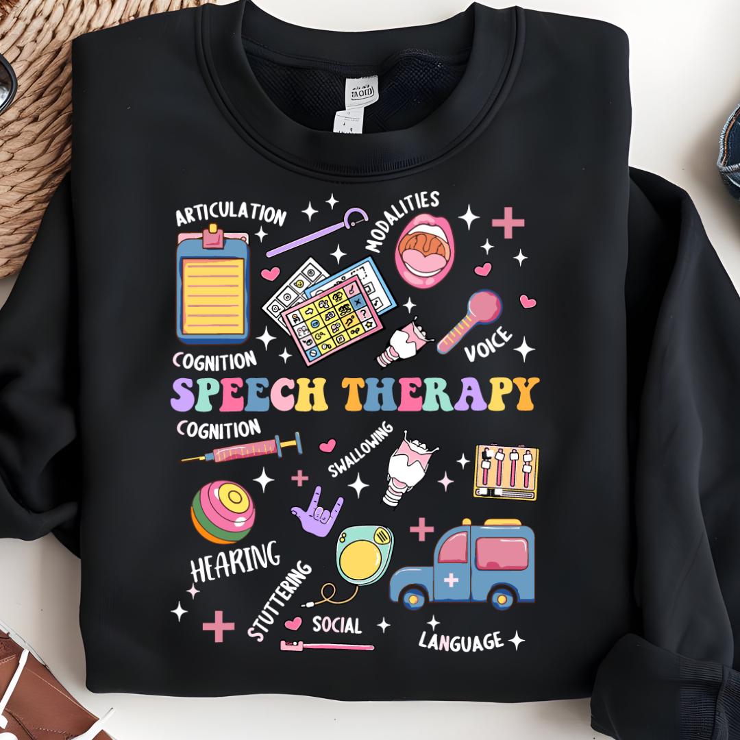 Retro Speech Therapy Bundle Png Svg, Everyone Deserves A Voice Png ...