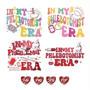 In My Phlebotomist Era Svg Png, Phlebotomy Tech Png, Nursing Student ...