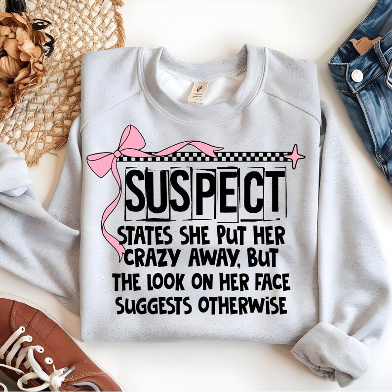 5 Suspect Claims Trendy Svg Png Bundle, Going to Bed, Funny Svg ...