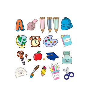 School Day Clipart, Back to School, Teacher Clip Art, Classroom ...