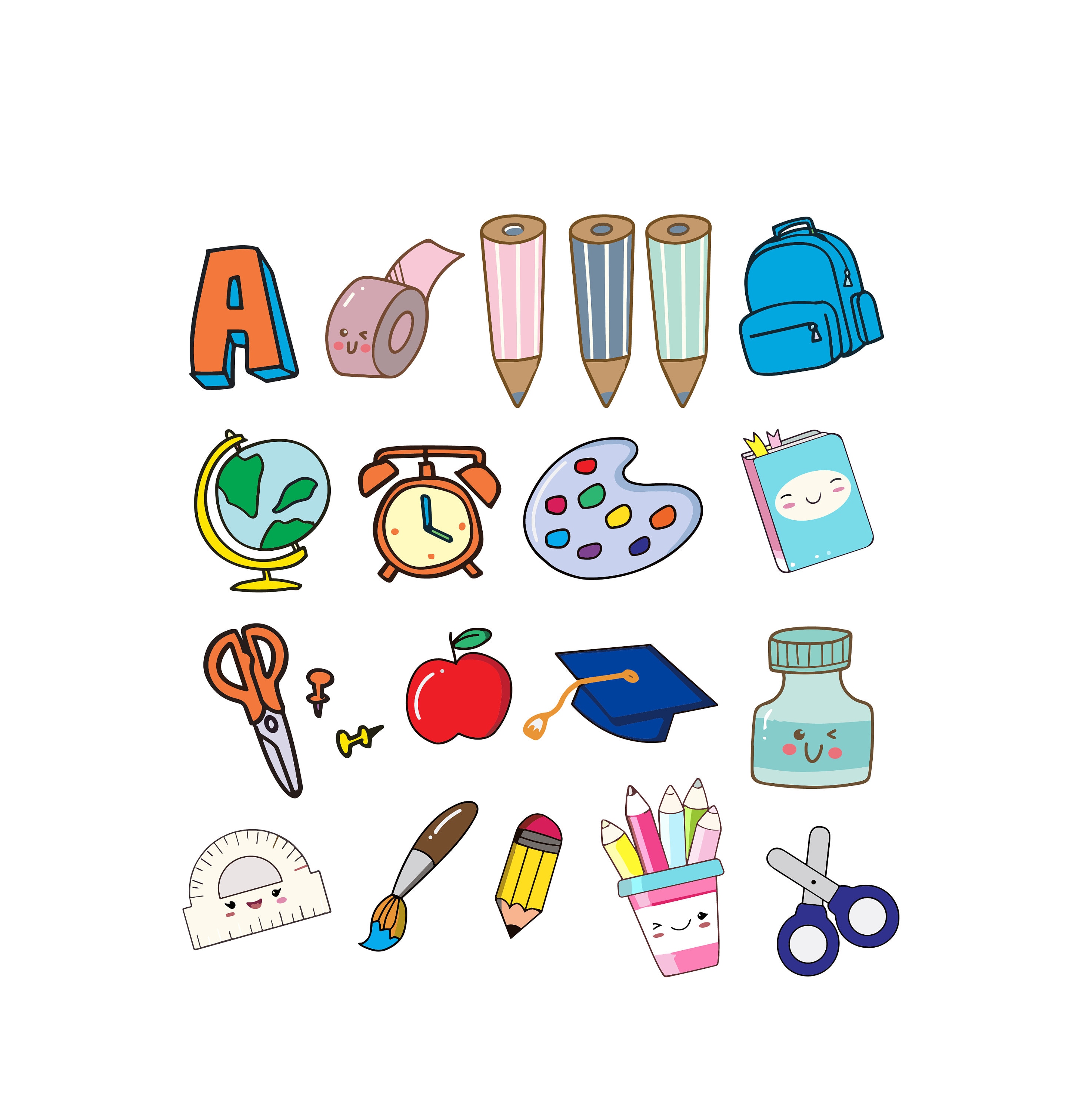 School Day Clipart, Back to School, Teacher Clip Art, Classroom ...