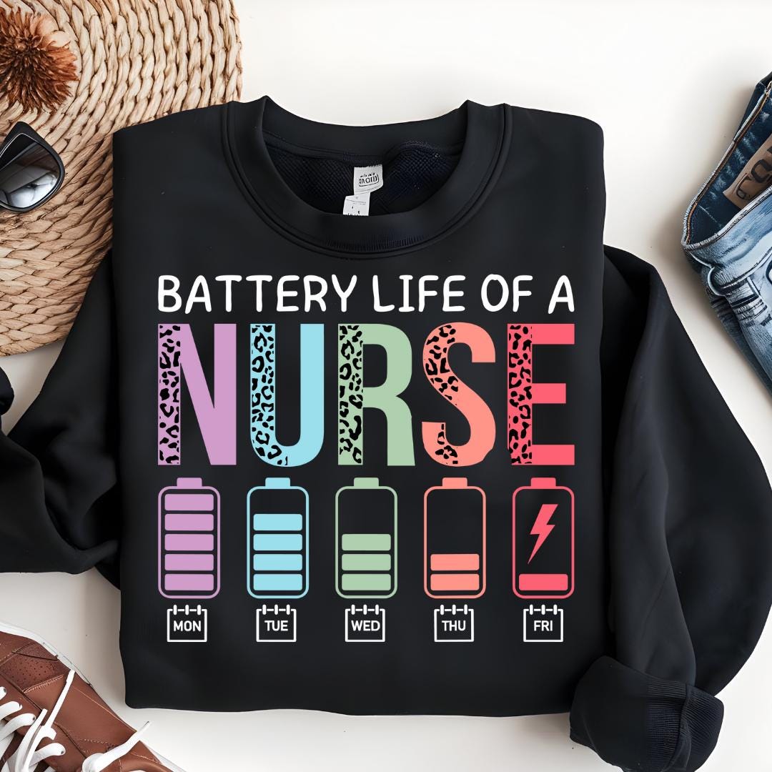 Battery Life of A Nurse Svg Png, Nurse Life Svg, Funny Rn Cna Nurse ...