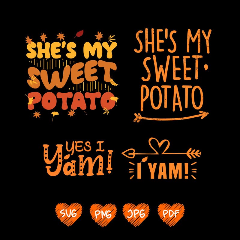 Shes My Sweet Potato Svg Etsy