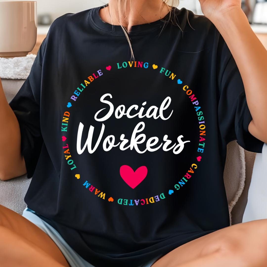 Social Worker Words Bundle Png Svg, Gift for Social Worker Png, Social ...