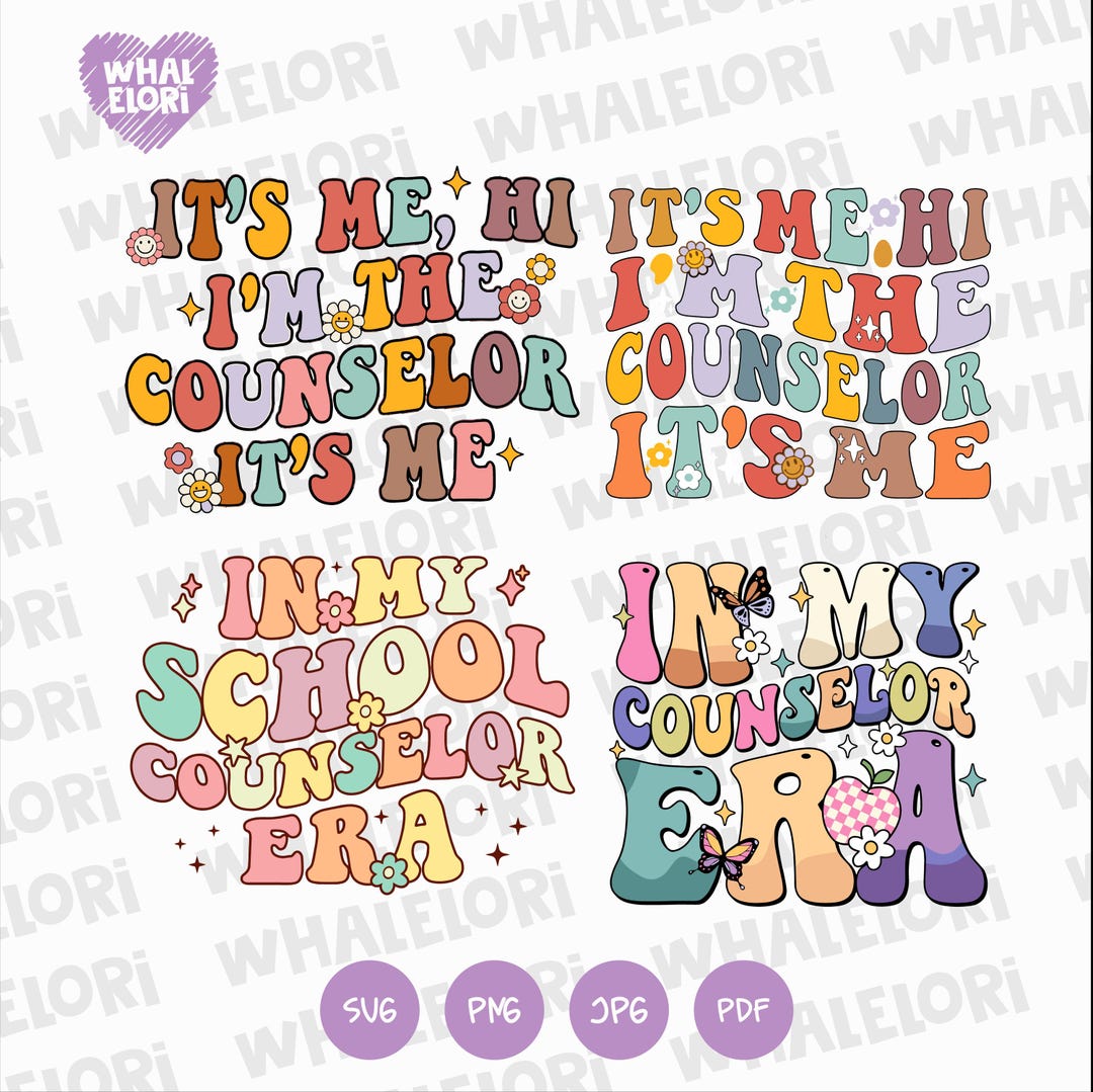 In My School Counselor Era Png SVG, School Counselor Era Svg, School ...