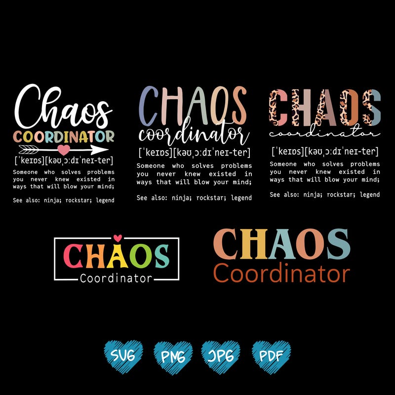 Chaos Coordinator - Etsy