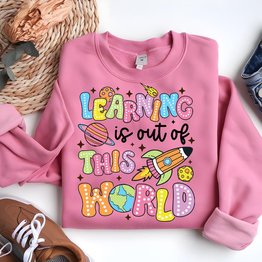 Learning is Out of This World Svg Png, 100 Days of School Png Svg ...