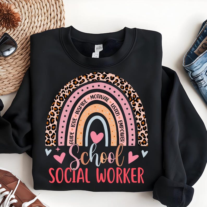 Social Worker Svg Png, Social Worker Rainbow Svg,advocate Support ...