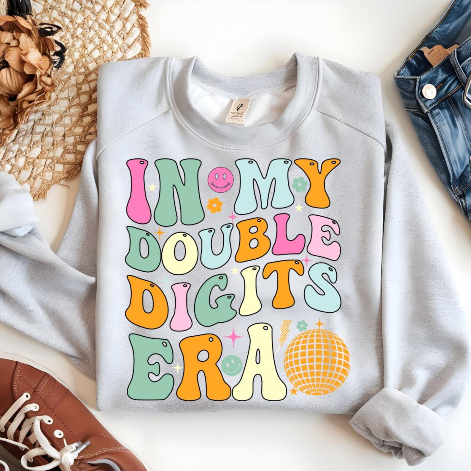 In My Double Digits Era SVG PNG, 10th Birthday Svg Png, Double Digits ...