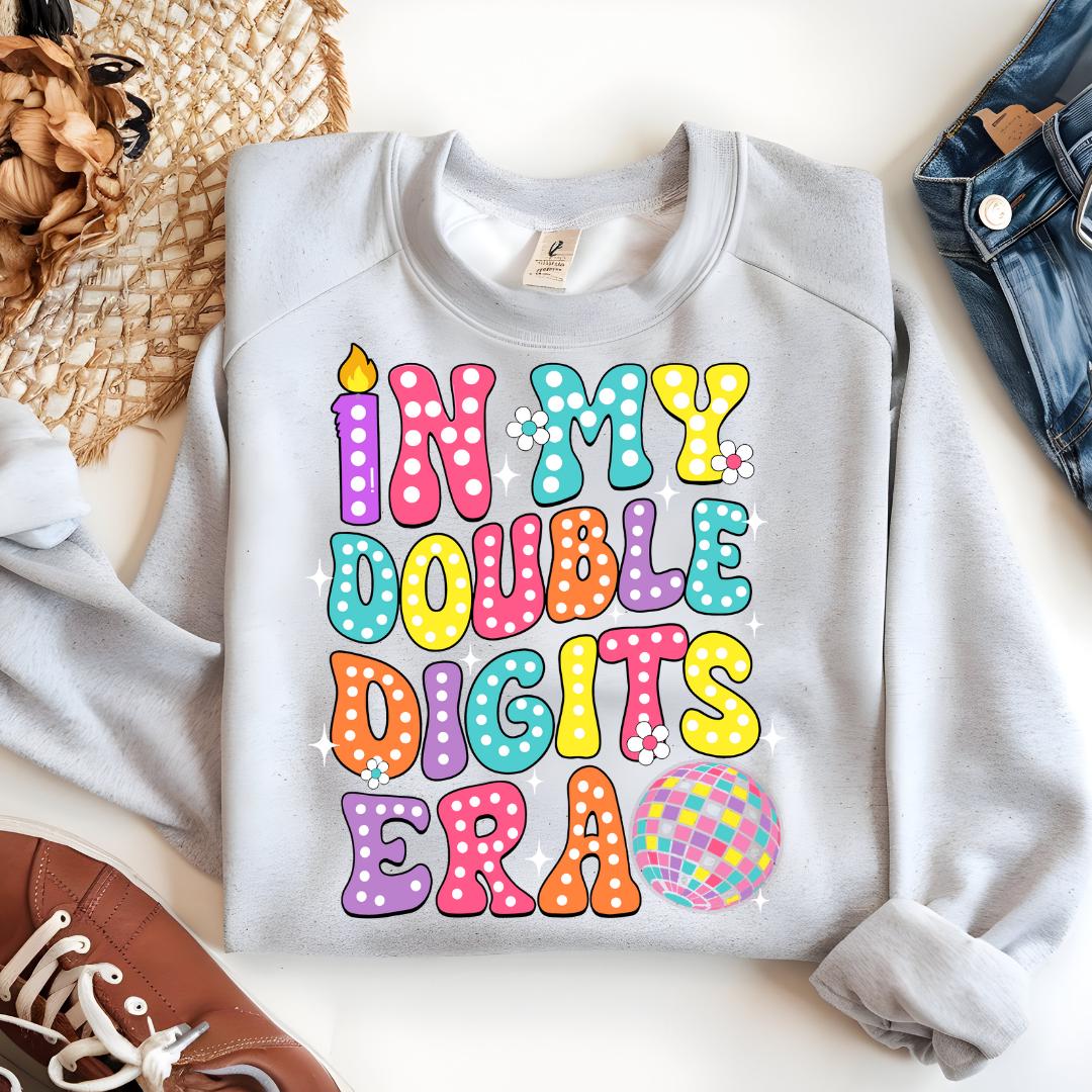 In My Double Digits Era SVG PNG, 10th Birthday Svg Png, Double Digits ...