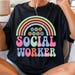 Social Worker Words Bundle Png Svg, Gift for Social Worker Png, Social ...