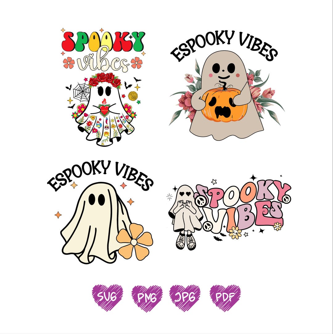 Mexican Ghost, Espooky Vibes Png Svg, Espooky Season, Spooky Conchas ...