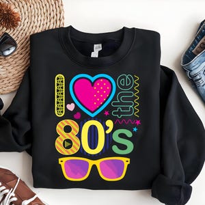 I Love the 80s Svg Png, Eighties Svg, 80s Birthday Retro Svg, 80s Retro ...