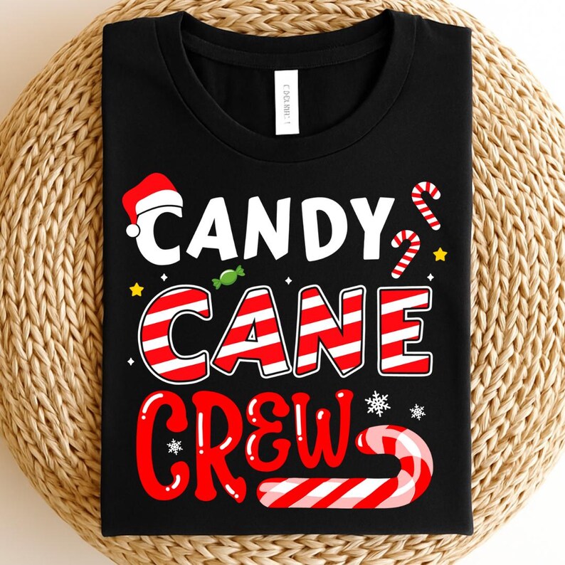 Candy Cane Crew Christmas 2025 Png Svg Bundle, Retro Christmas Png ...