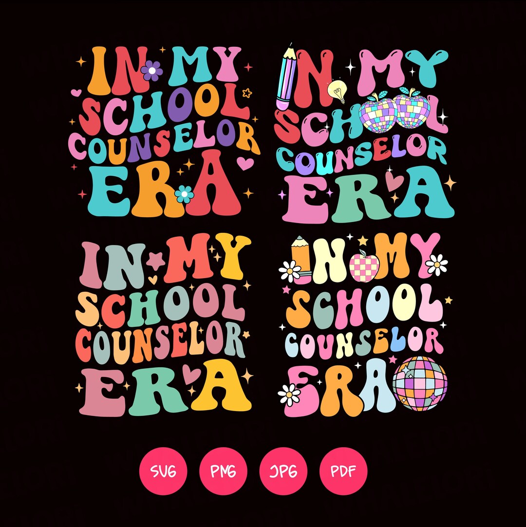 In My School Counselor Era Png SVG, School Counselor Era Svg, School ...