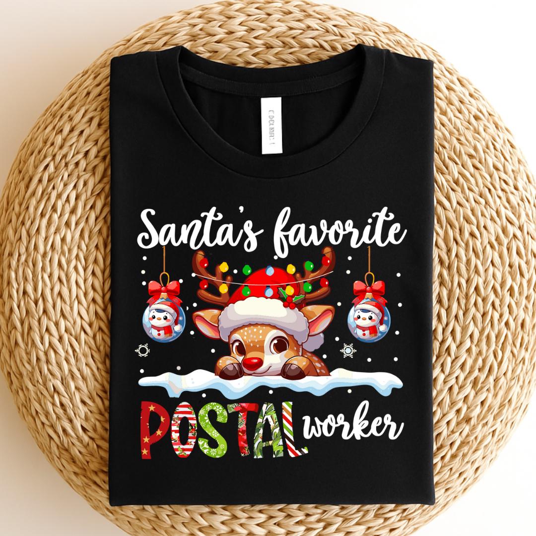 Santa's Favorite Postal Worker PNG SVG Bundle: Christmas, New Year ...
