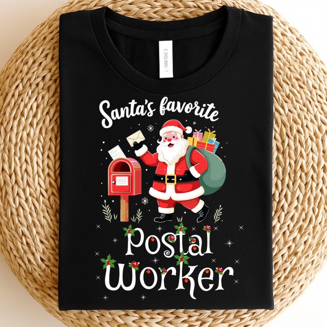 Postal Worker Christmas 2025 Png Svg Bundle, Santa’s Favorite Postal ...