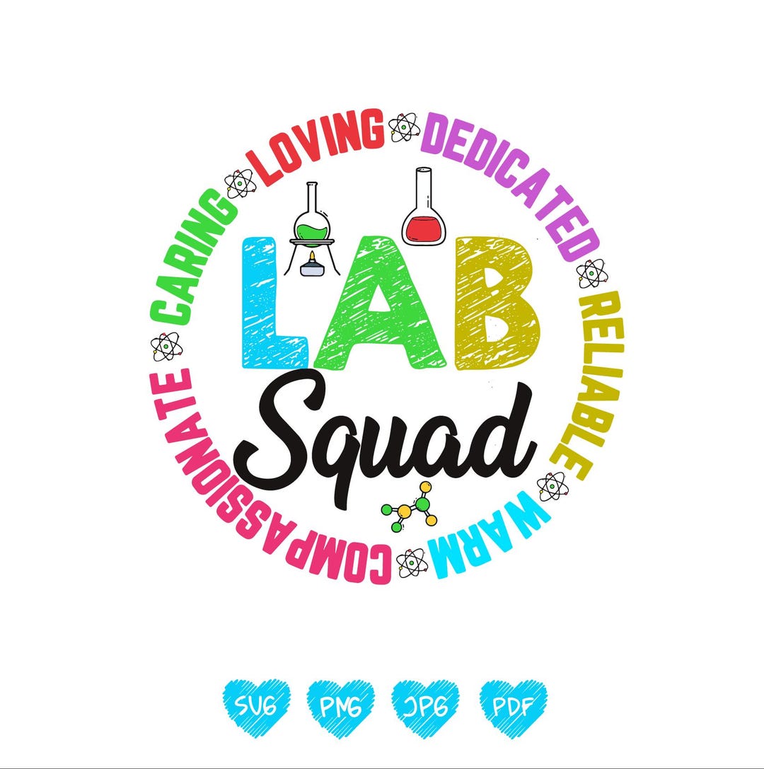 Lab Squad Svg Png, Lab Week 2025 Medical Laboratory Technician, Lab ...