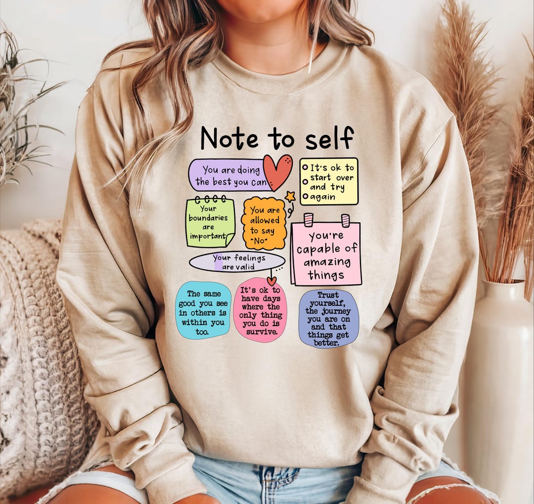 Note to Self Svg Png, Mental Health Matter Png, Motivational Png ...