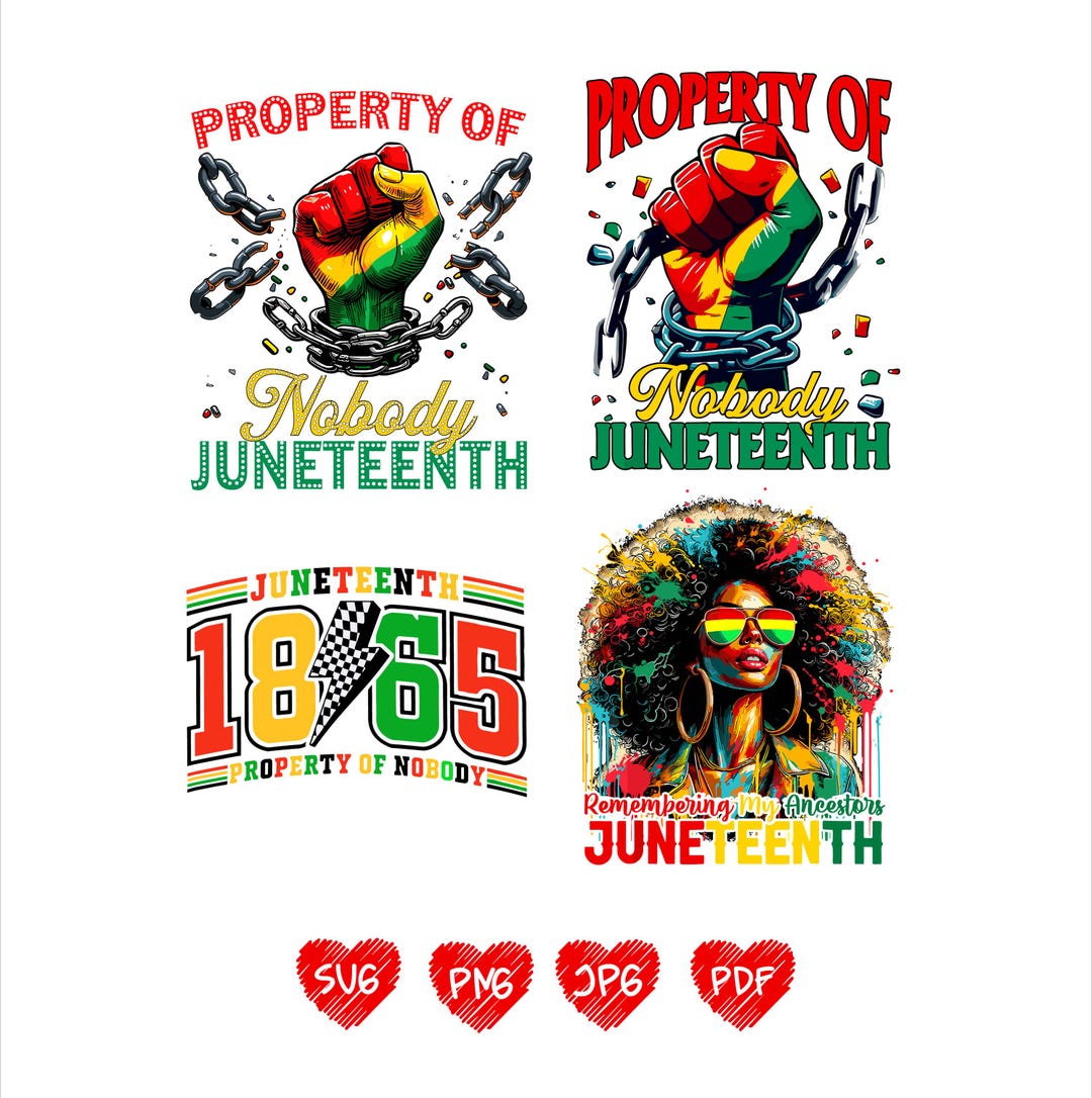 Juneteenth Png Svg Bundle, Juneteenth Png, Free-ish, Black History 2026 ...