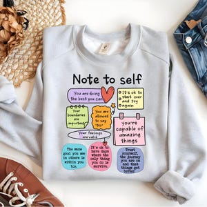 Note to Self Svg Png, Mental Health Matter Png, Motivational Png ...