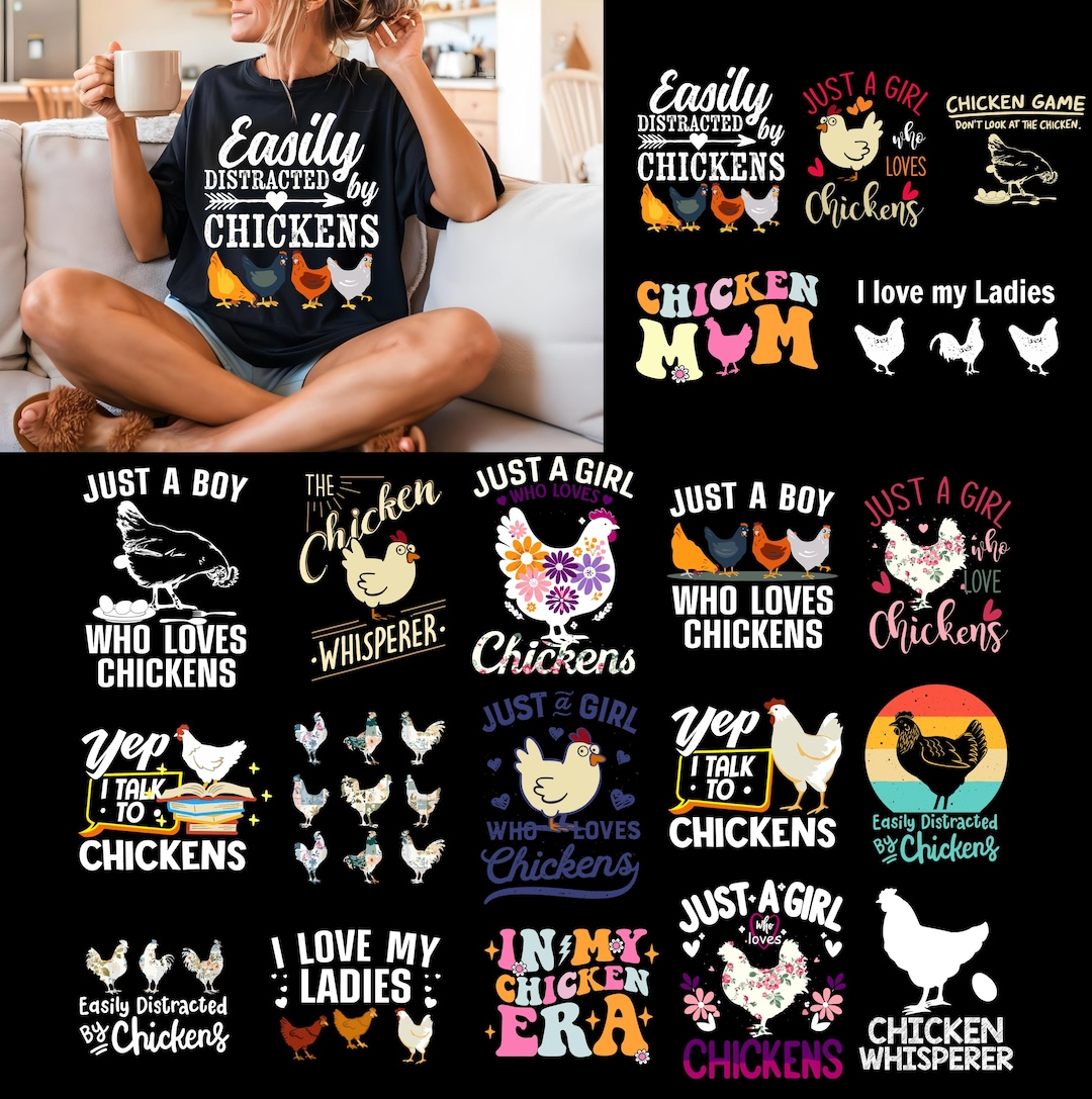 Checkerboard Wildflower Chicken Bundle Svg Png, Wildflower Chicken Png ...