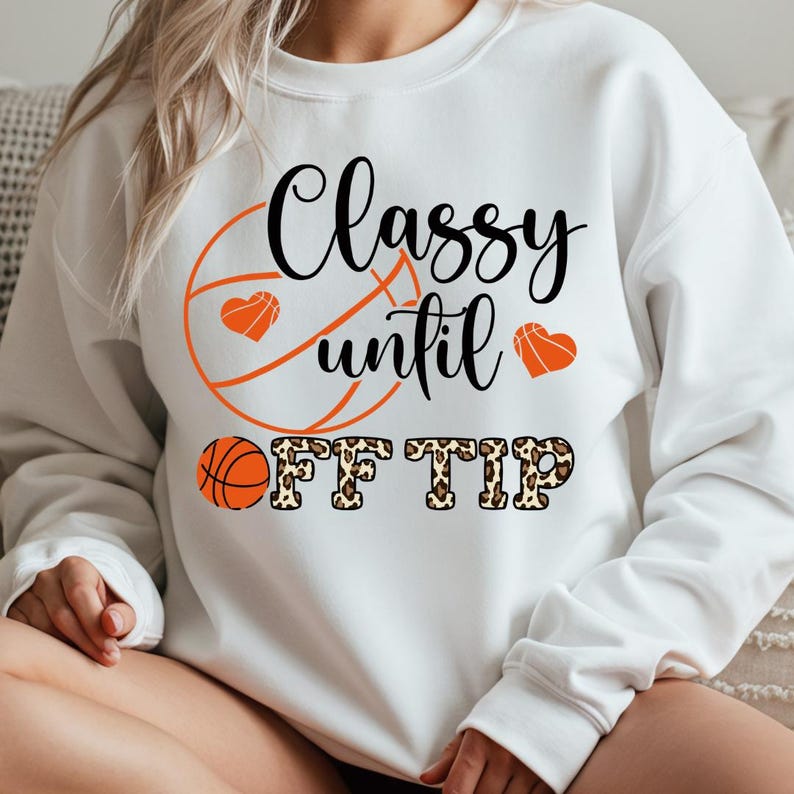Classy Until Tip off Bundle Svg Png, Basketball Girl Png, Sports Cheer ...