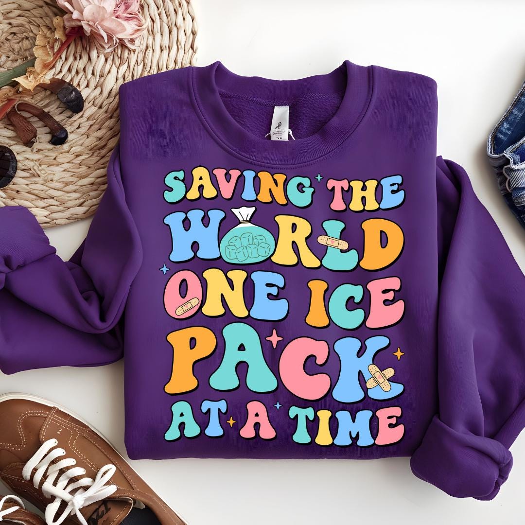 School Nurse Png Svg, Saving the World One Ice Pack at A Time Svg, Prek ...